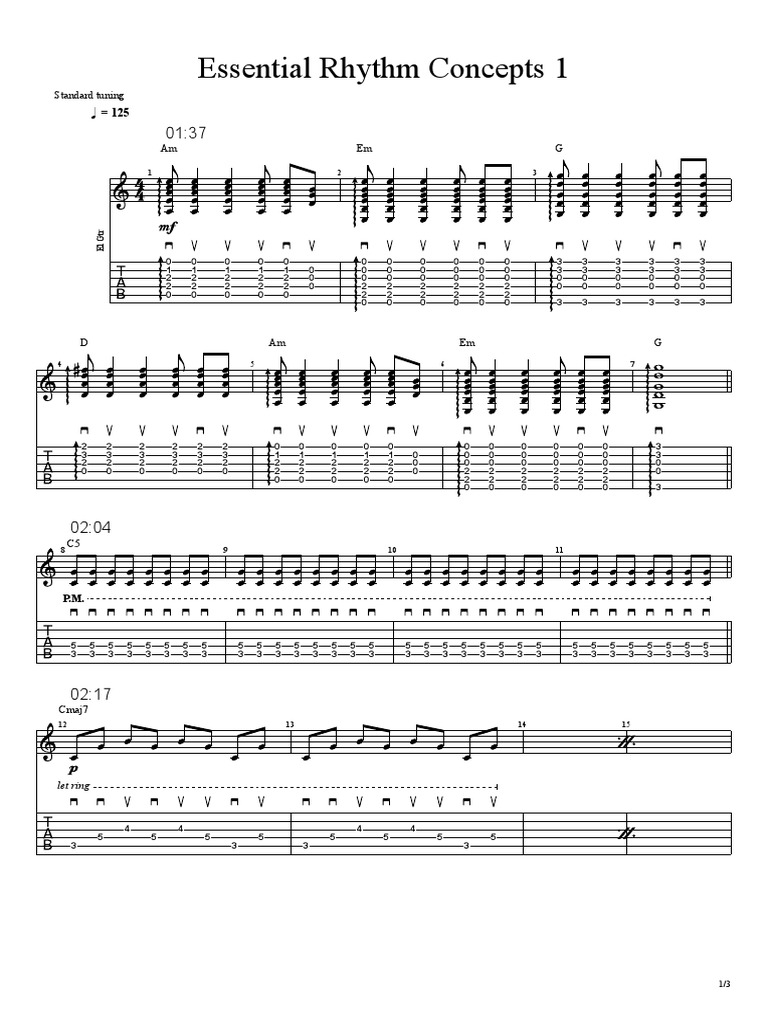 Essential_Rhythm_Concepts_1 | PDF