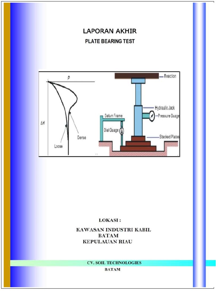 Laporan Akhir Plate Bearing Test - Kabil 2023 | PDF