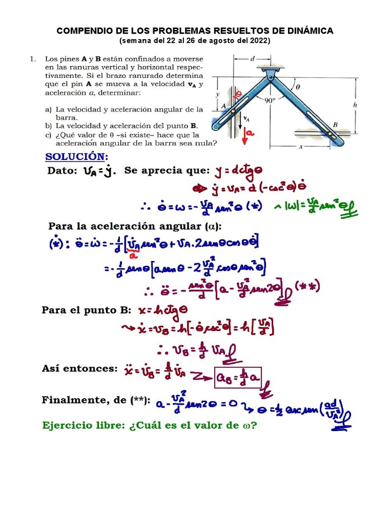 Compendio 1 Ejercicios Resueltos | PDF
