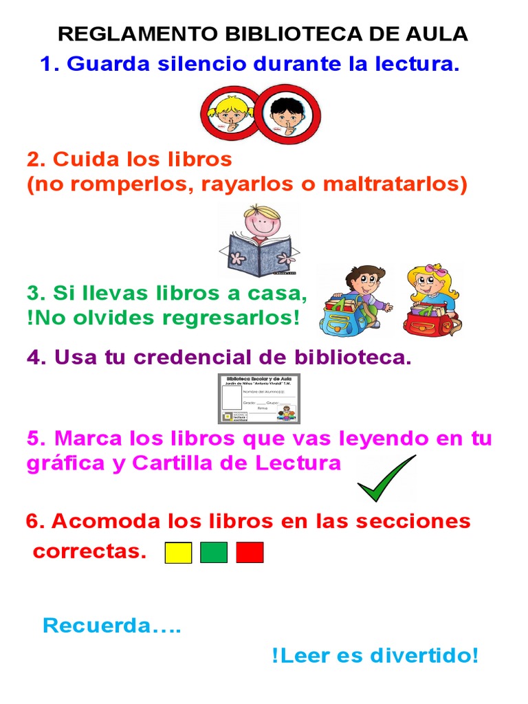 Reglamento Biblioteca | PDF