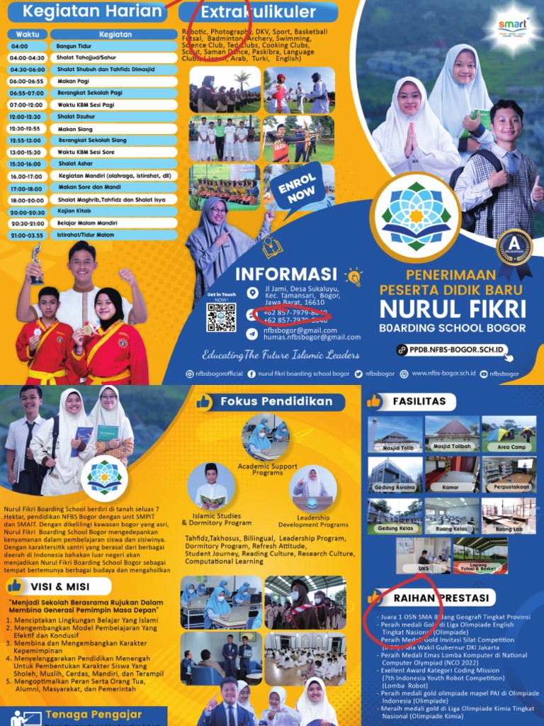 Brosur PPDB 2022 NFBS | PDF