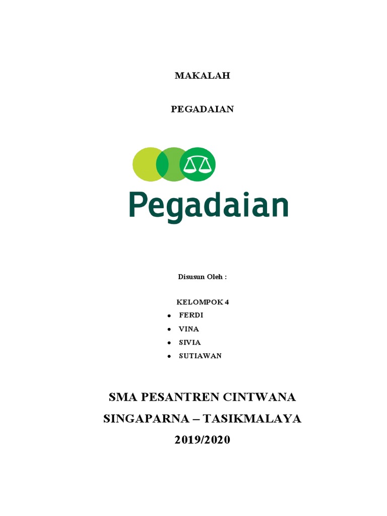 Peran dan Sejarah Pegadaian di Indonesia | PDF | Bisnis