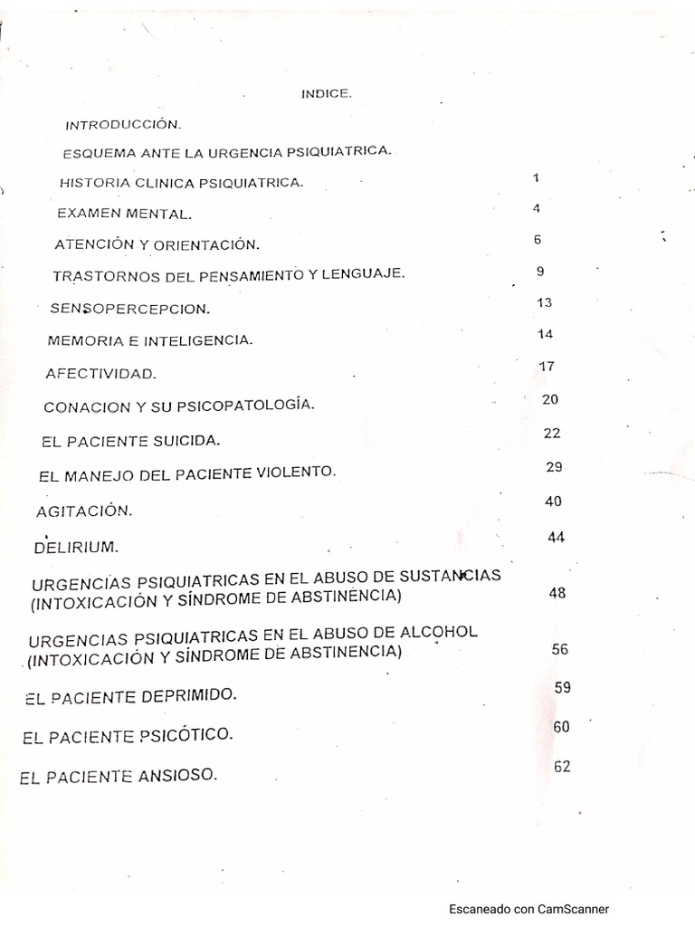 Examen Edo Mental | PDF