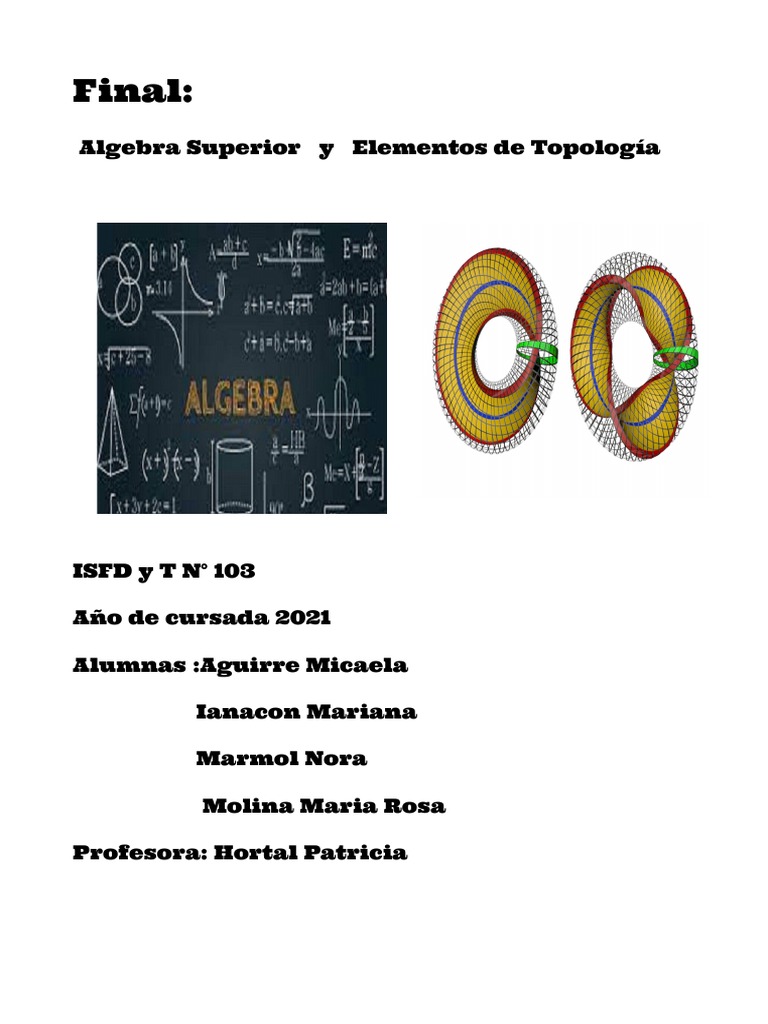 Introducción a la Topología y Juegos Prácticos | PDF | Topología ...