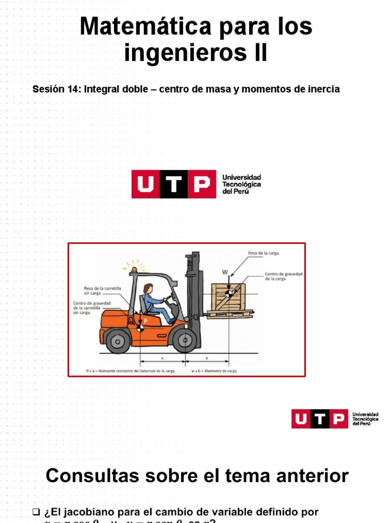 S14.s1 - Integrales Dobles - Centros de Masa y Momentos de Inercia. Sesión Integradora Unidad 4 ...