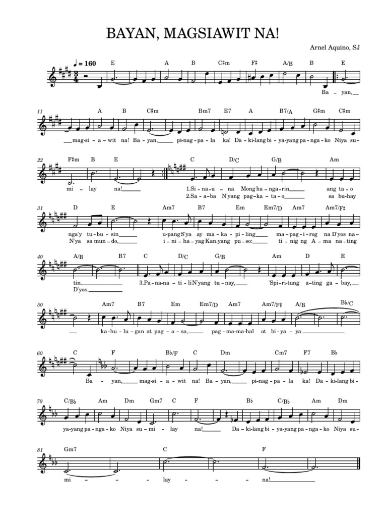 Bayan, Magsiawit Na! | PDF