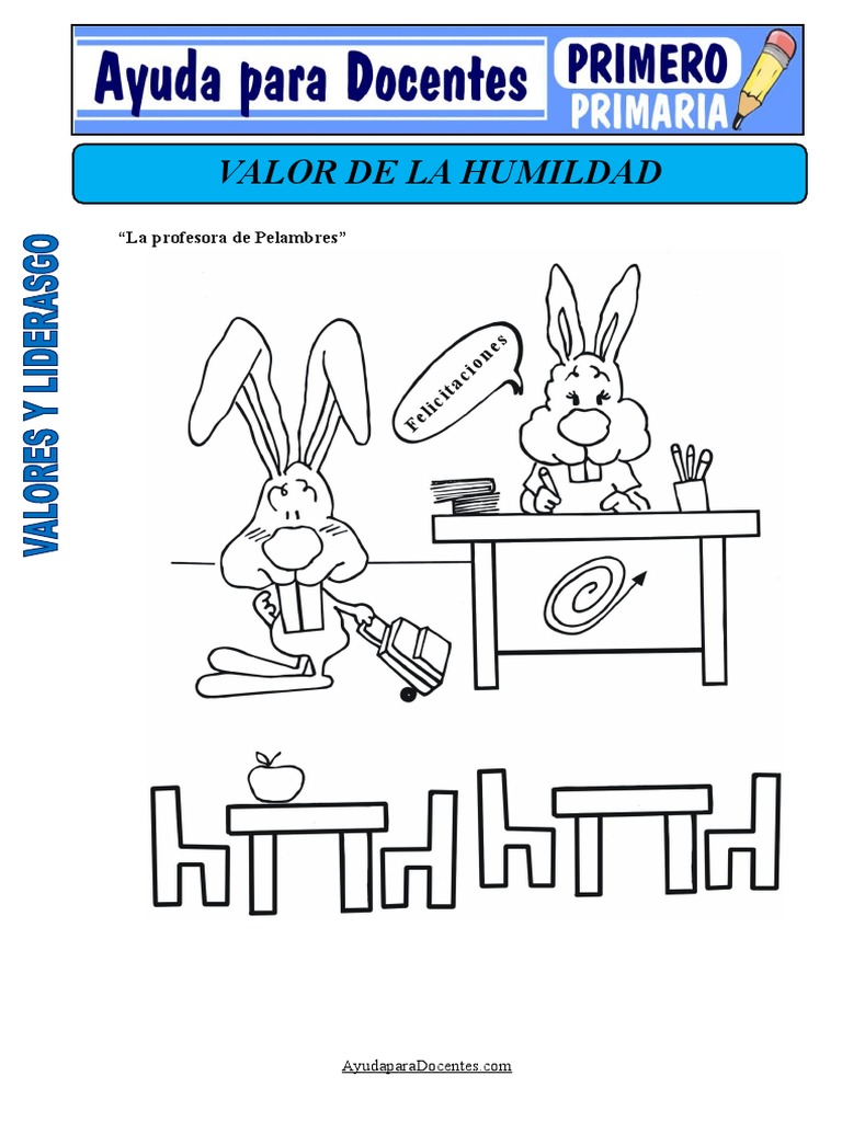 El Valor de La Humildad para Primero de Primaria | PDF
