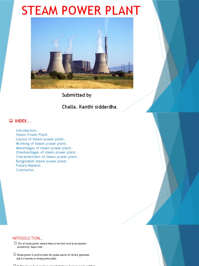 Overview of Steam Power Plants | PDF | Boiler | Power Station
