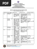 Special Program in Journalism Guide | PDF | Journalism | Curriculum