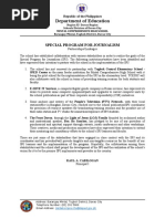 Activity Design For Campus Journalism-Layout | PDF