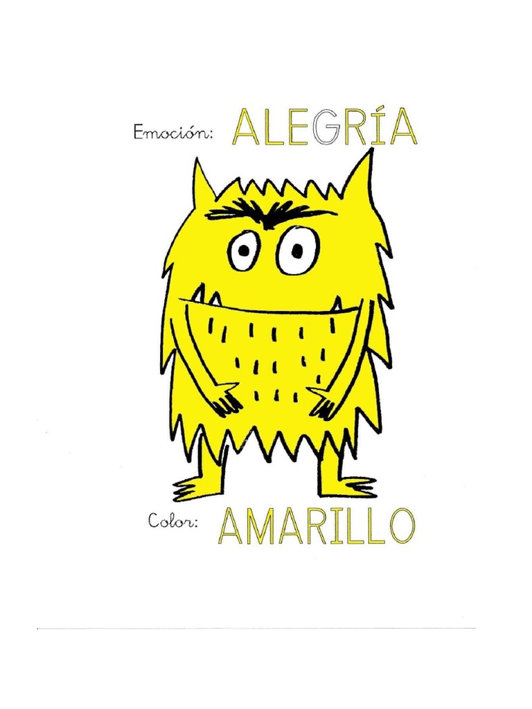 Monstruos de Colores A4 | PDF