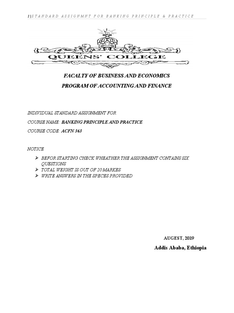 Standard Assignment For BPP | PDF | Money | Medium Of Exchange Standard Assignment For BPP | PDF | Money | Medium Of Exchange