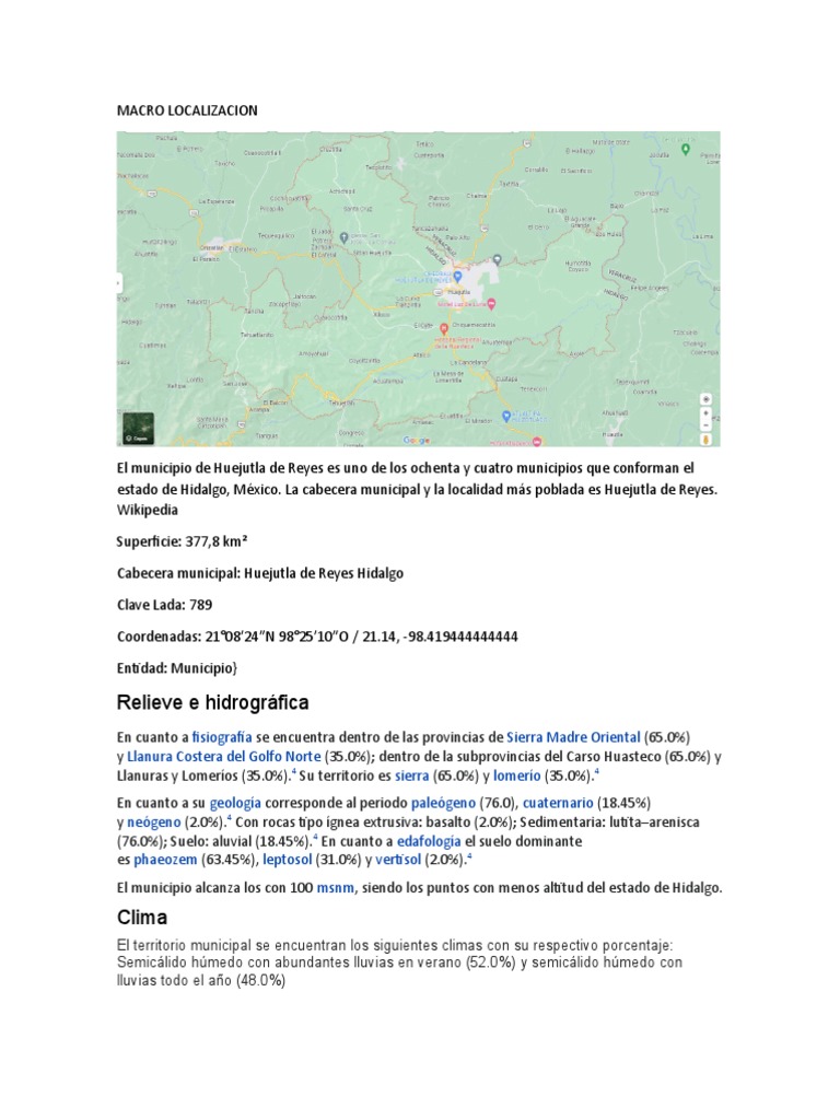 Macro Localizacion | PDF