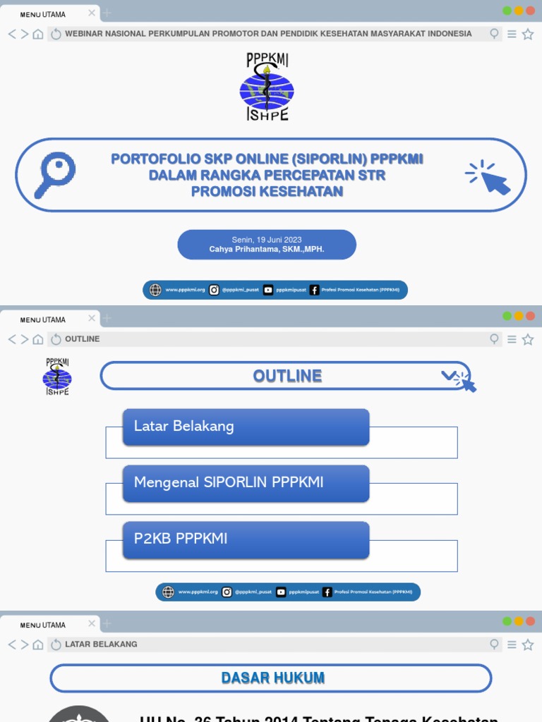 Sistem Informasi SIPORLIN PPPKMI | PDF