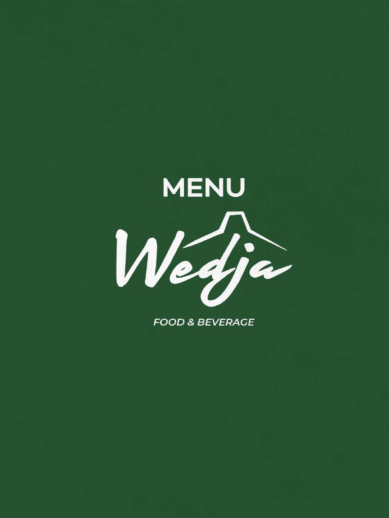 Menu Wedja | PDF