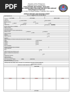 PNP Fingerprint Card Form NR 452:038 | PDF