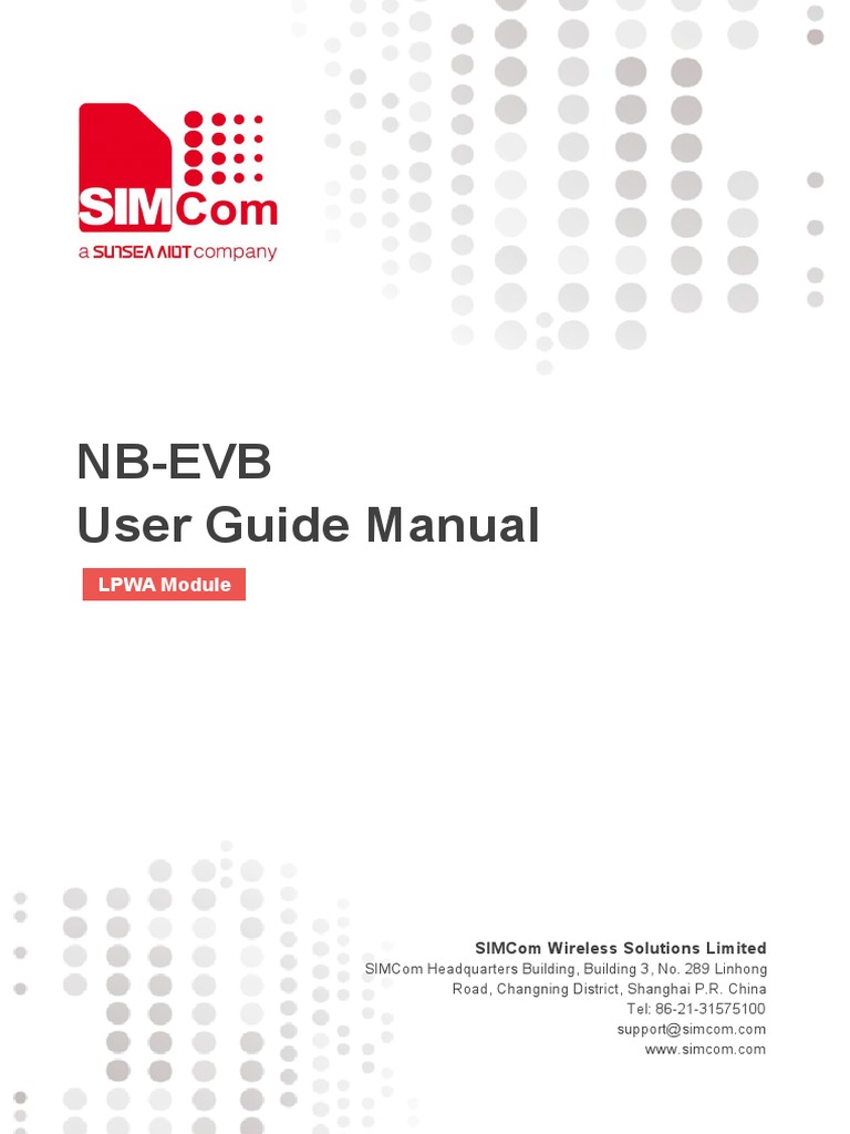 NB-EVB User Guide Manual V1.00 | PDF | Device Driver | Computer Engineering