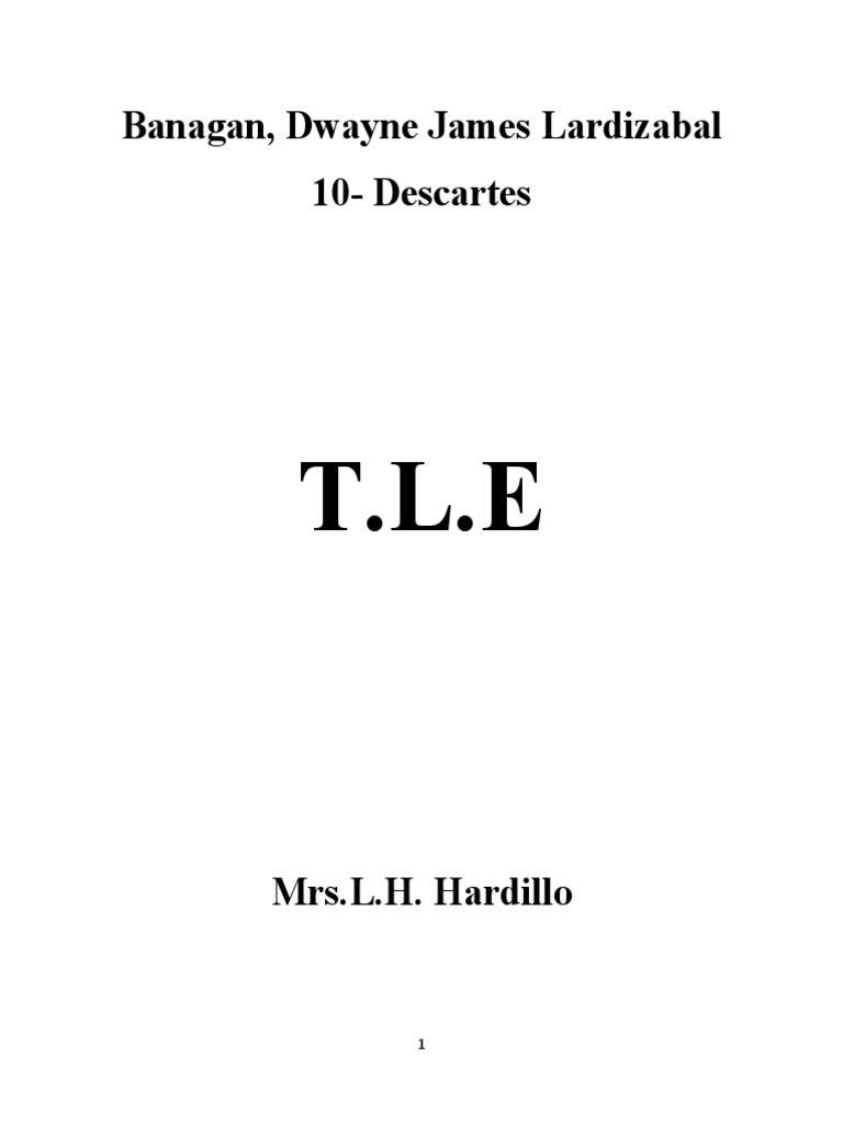 Banagan, Dwayne James Lardizabal 10-Descartes | PDF | Stir Frying ...