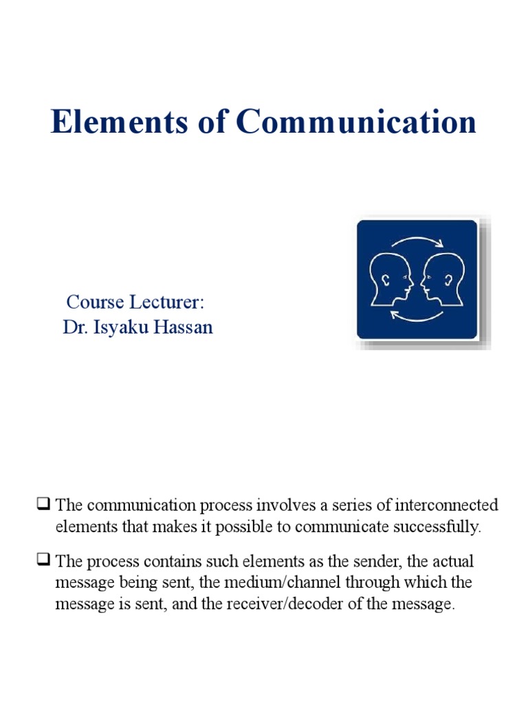 Lecture 3 BKK13103 | PDF | Communication | Cognition
