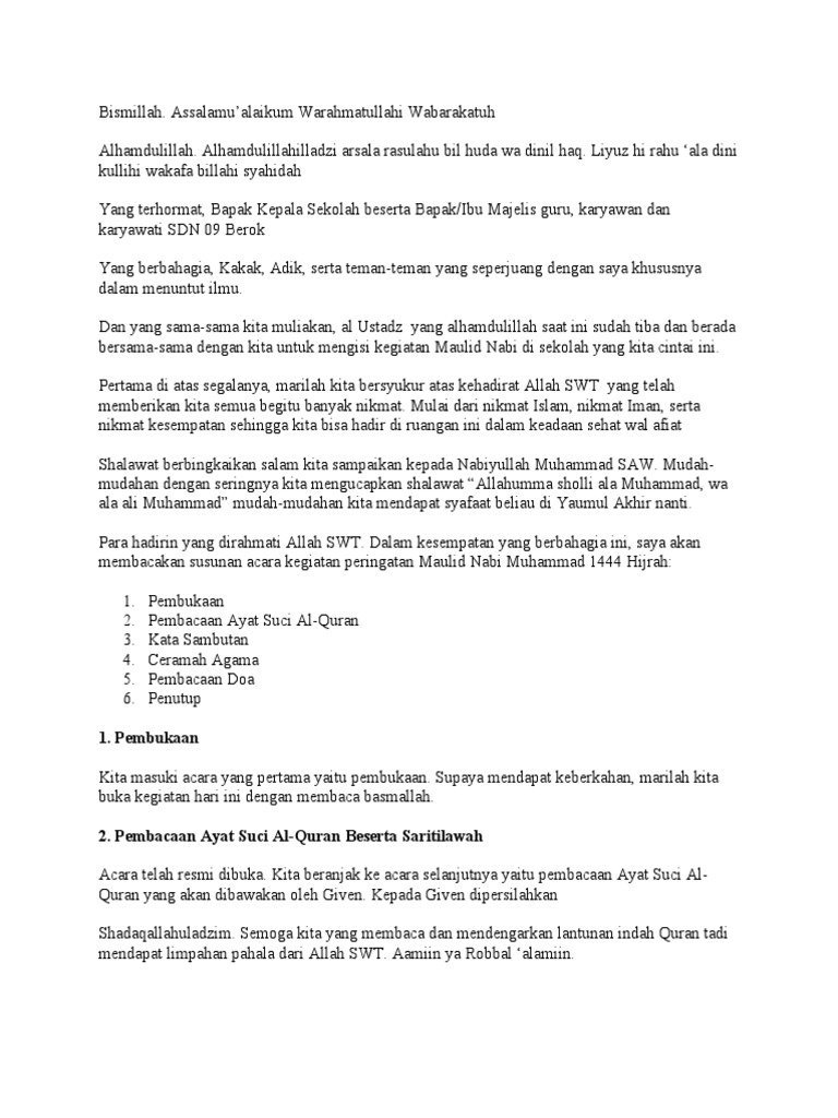 Bismillah | PDF | Agama & Spiritualitas