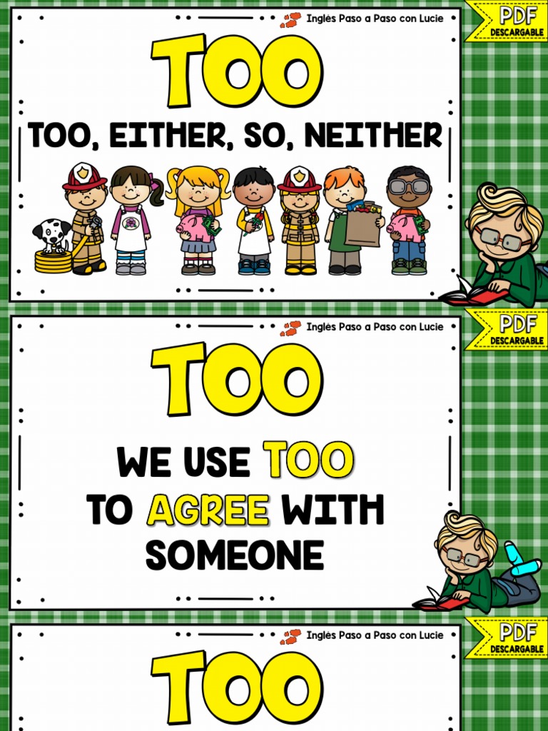 Como Usar Too Either So Neither | PDF