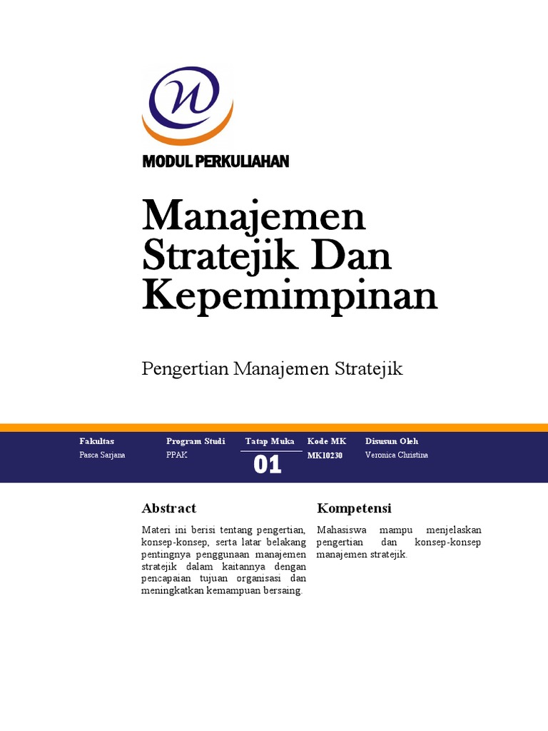 Pengantar Manajemen Stratejik | PDF