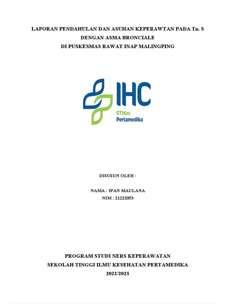 LP Asma Ipan Minggu Ke 1 | PDF