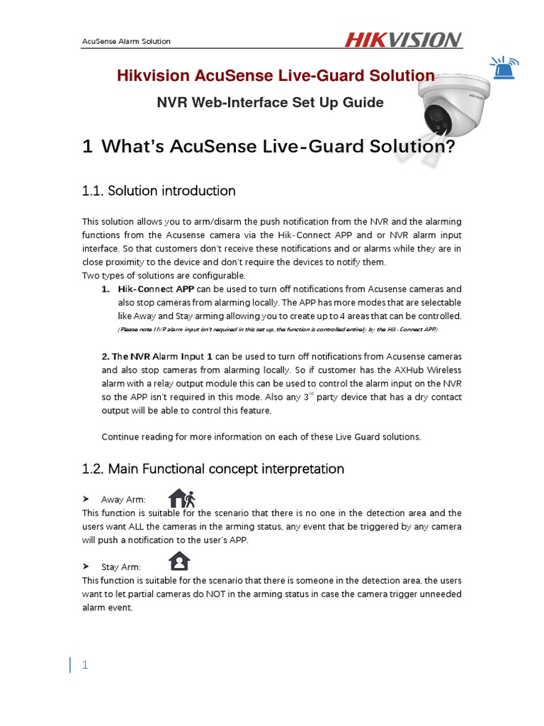 Acusense Live Guard Solution Web Interface SetUp 27112020 | PDF | Mobile App | Camera