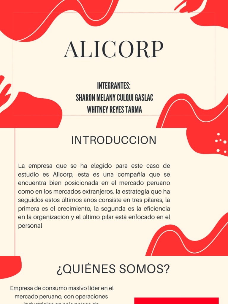 Alicorp Grupo9 | PDF | Negocios | Finanzas y dinero
