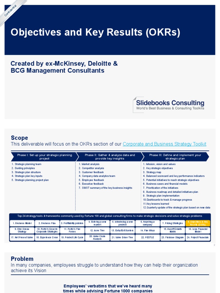 Objectives and Key Results OKR | PDF | Strategic Management | Strategic Planning