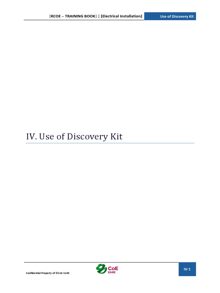 RCoE - Training Book - Id-63-87 | PDF | Electrical Wiring | Electrical ...