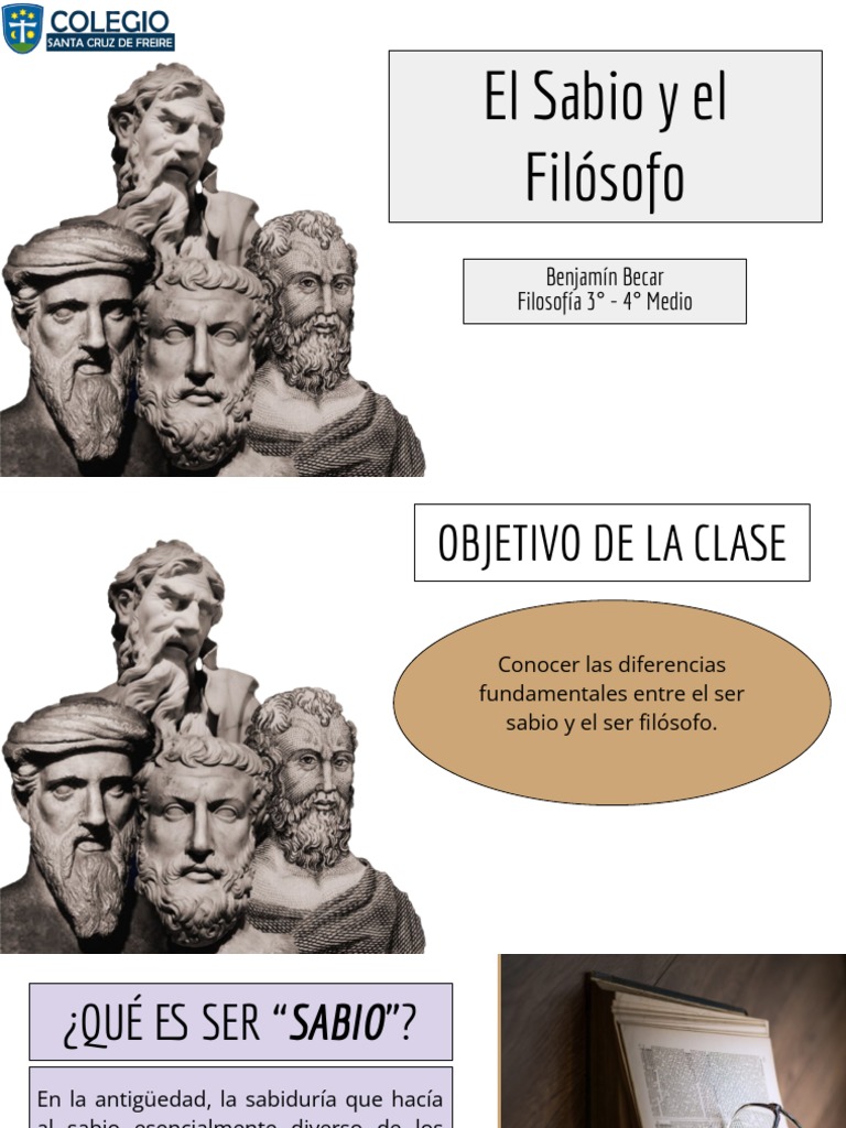 El Sabio y El FilÃ Sofo | PDF | Sabiduría | Mitología