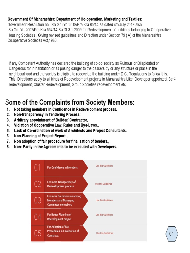 Page - 1 Flow Chart Redevelopemnt 79 (A) | PDF