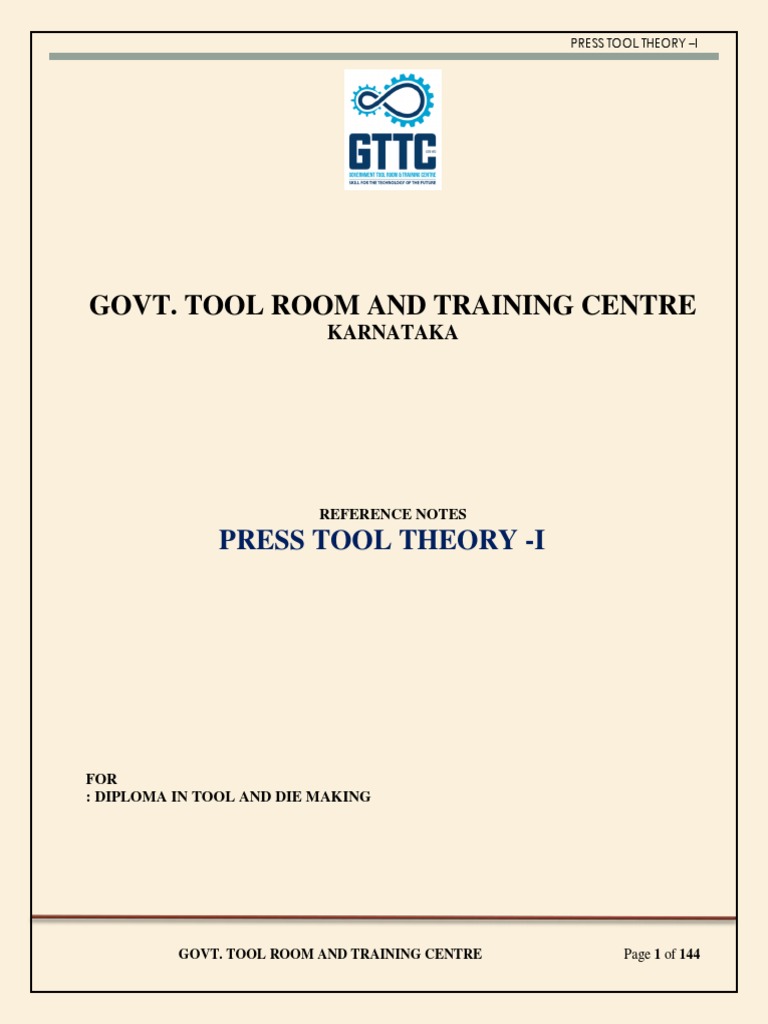 Press Tool Theory - 1 | PDF | Sheet Metal | Building Materials