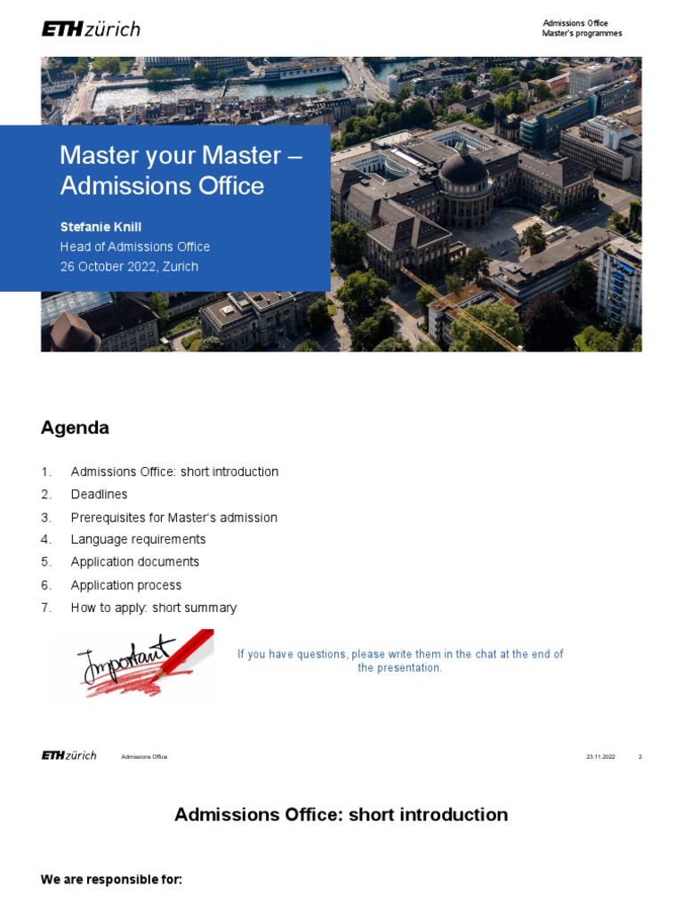 1master Your Master - AO - 2022 | PDF | Academic Degree | University ...