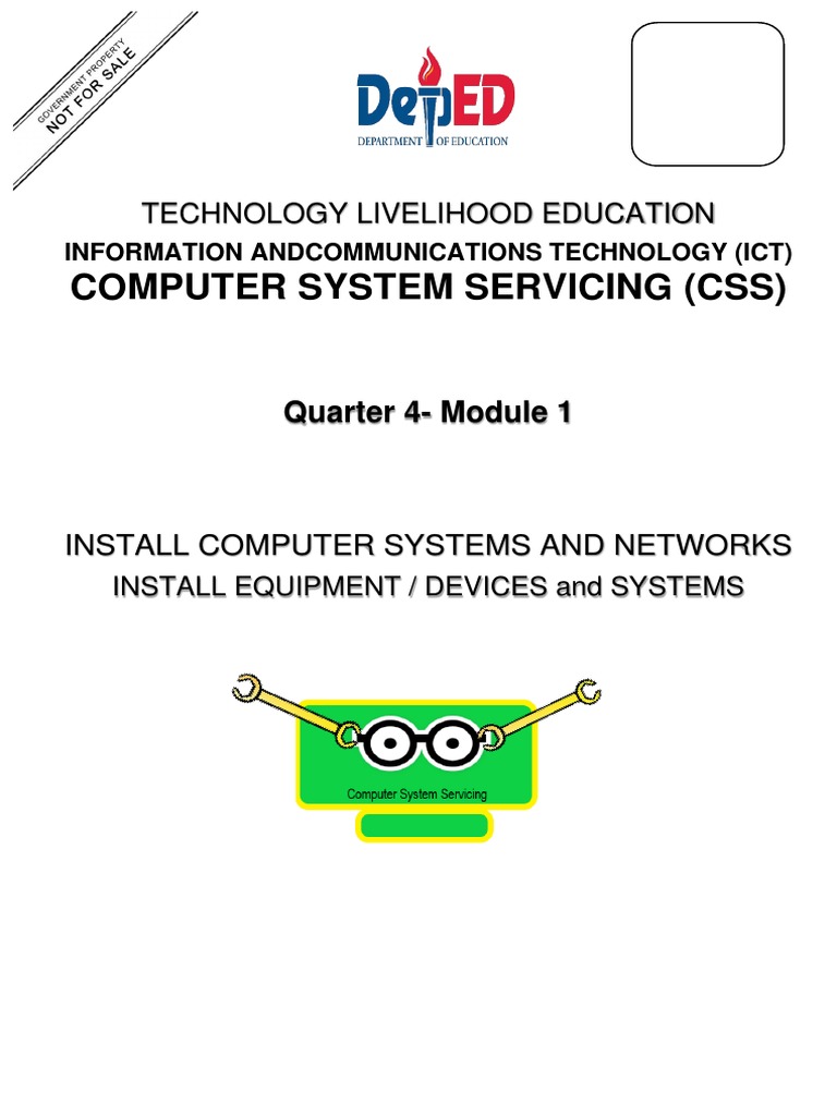 Tle Css Q4 Module 1 Pdf Bios Computer Hardware