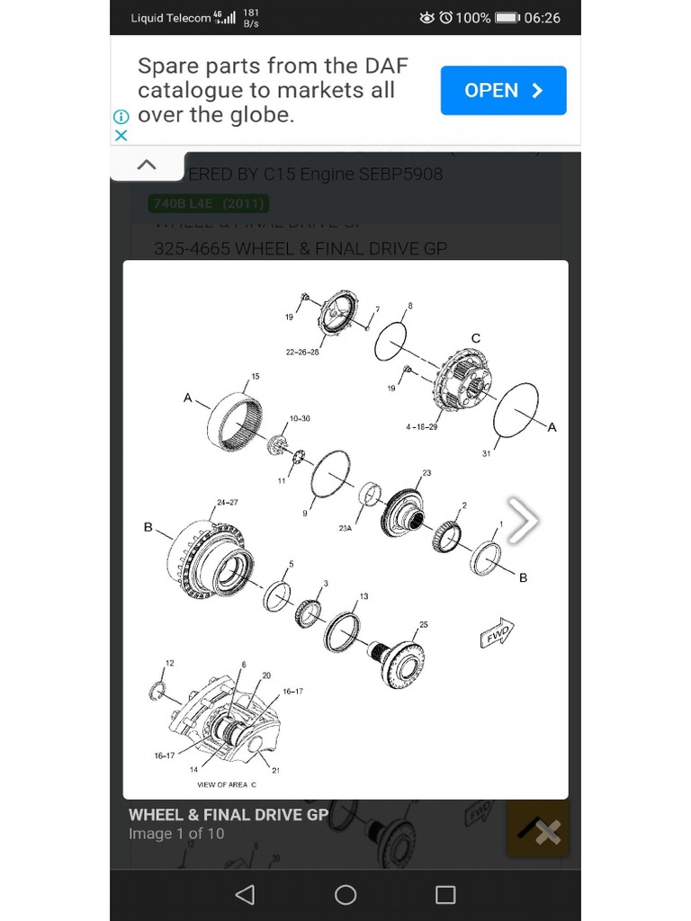 Cat 740 Final Drive | PDF