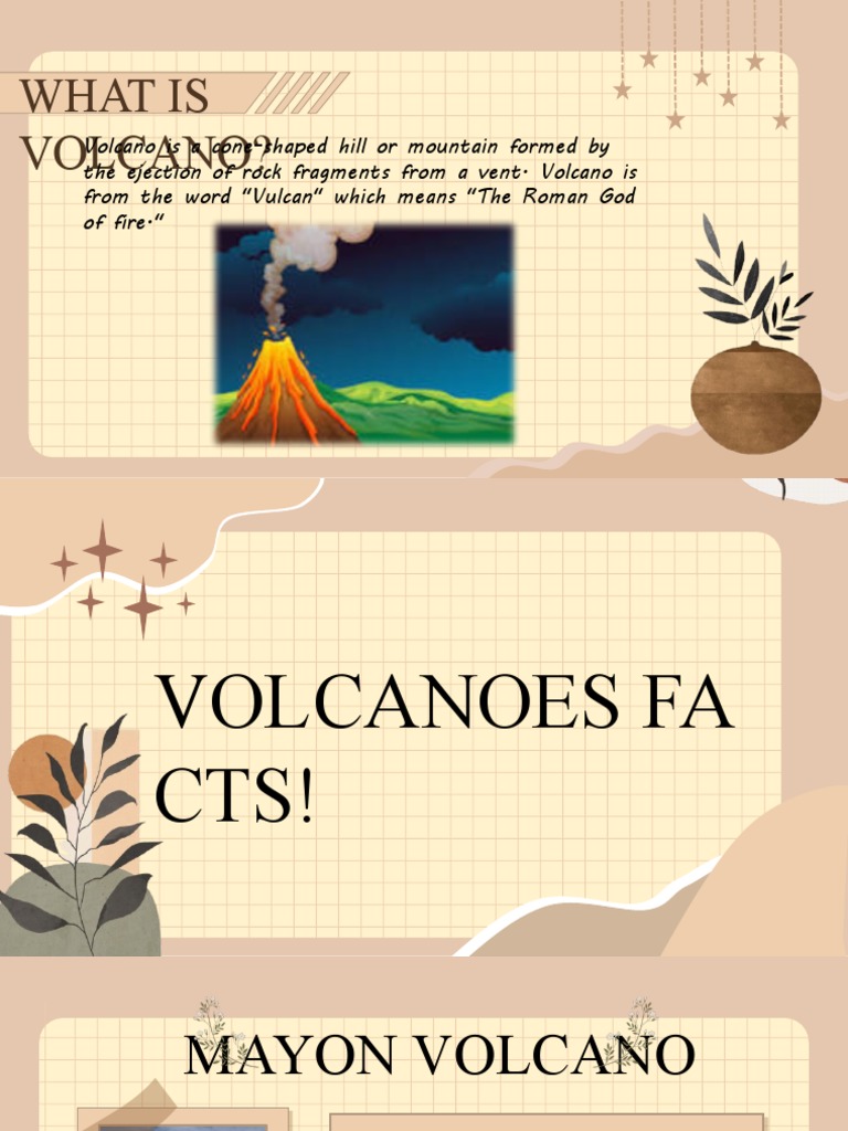 #11 Aesthetic PPT 1 | PDF | Volcano | Types Of Volcanic Eruptions