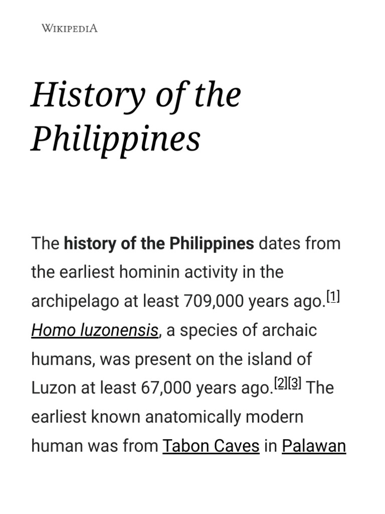 History of The Philippines | PDF | Philippines | Southeast Asia