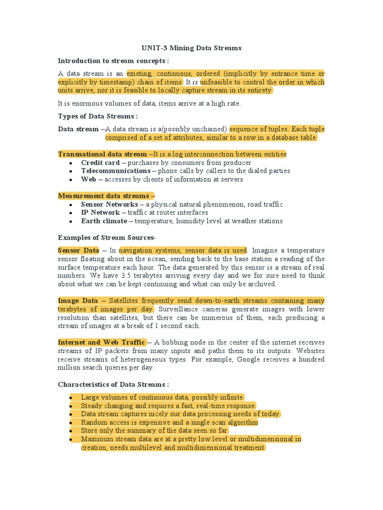 Data Analytics Unit 3 | PDF | Analytics | Big Data