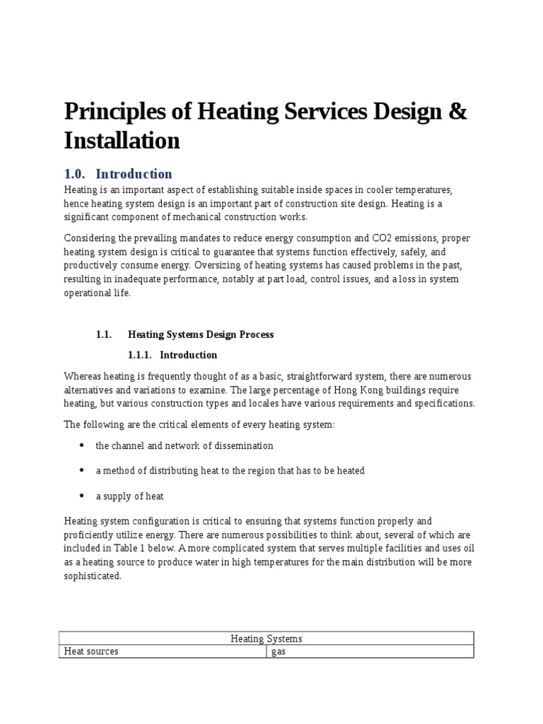 Principles of Heating Services Design | PDF | Heat | Building Insulation