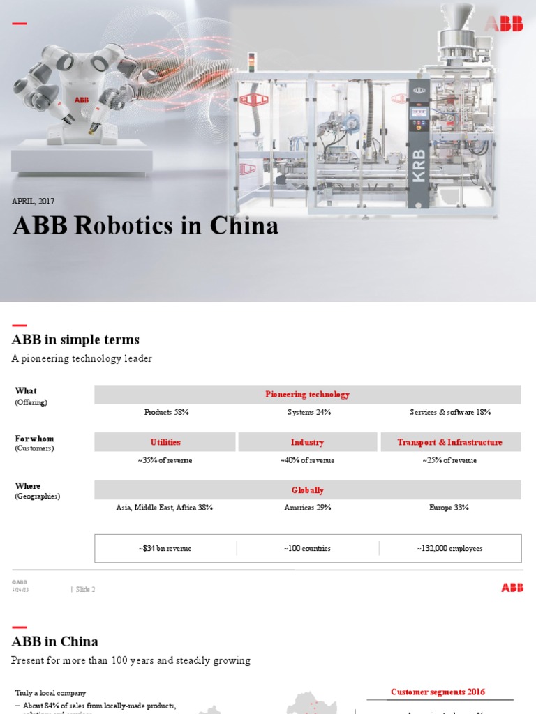 ABB Robotics in China - EN - 1704 | PDF | Automation | Packaging And ...