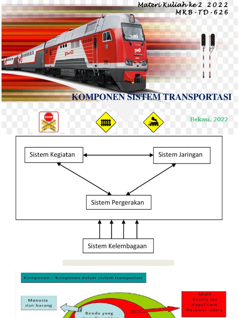 Komponen Utama Sistem Transportasi | PDF
