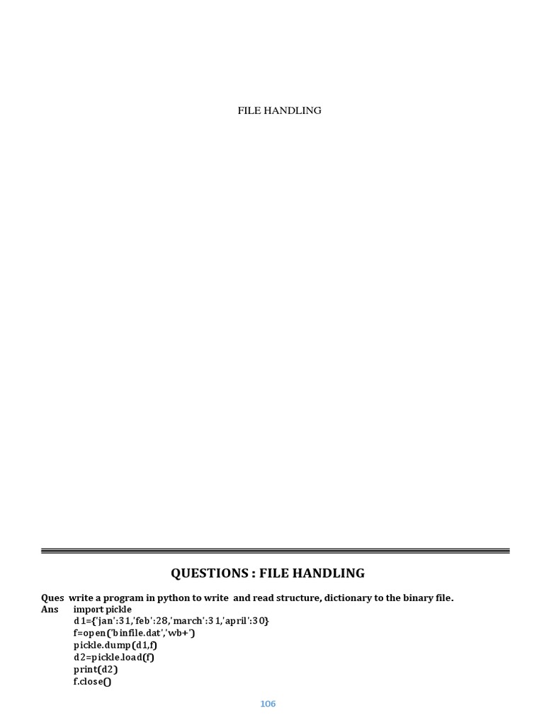 FIleHandling SM 2 | PDF | Computer File | Text File