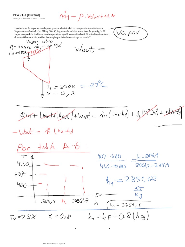 PC4 Termodinámica | PDF
