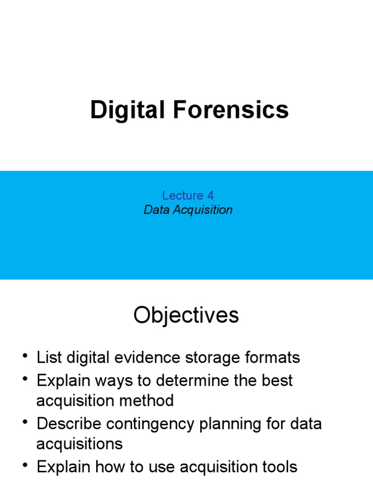 Sparse Acquisition in Digital Forensics | PDF | Computer Data Storage | Hard Disk Drive