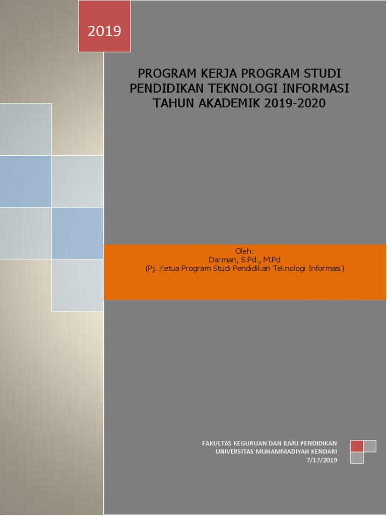 Program Kerja Tahunan PTI | PDF | Bisnis | Komputer