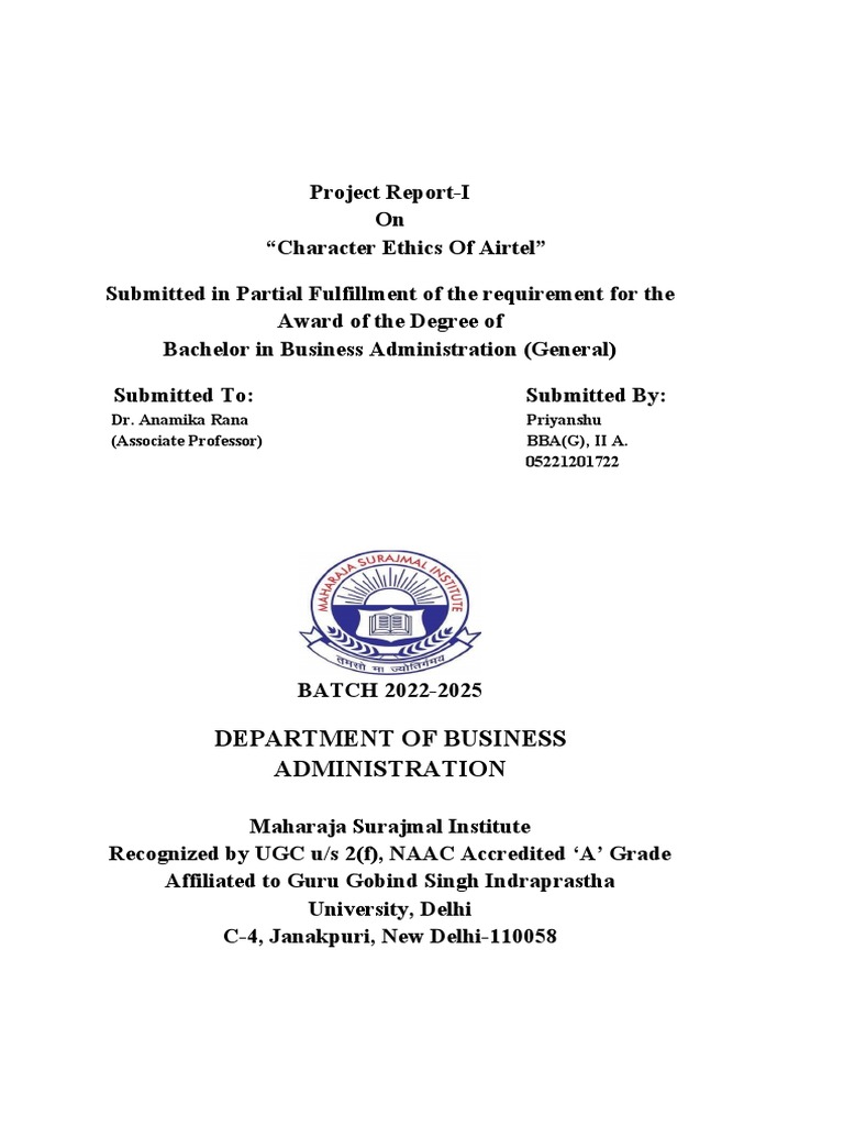 Project Report INDEX | PDF