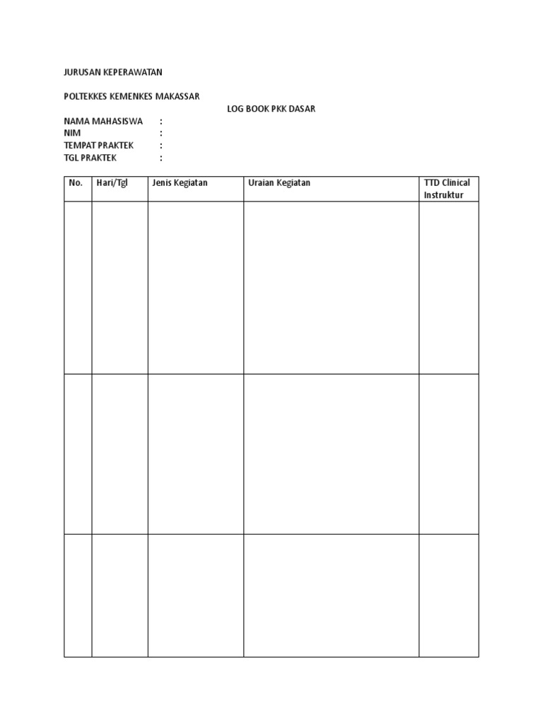 LOG BOOK | PDF