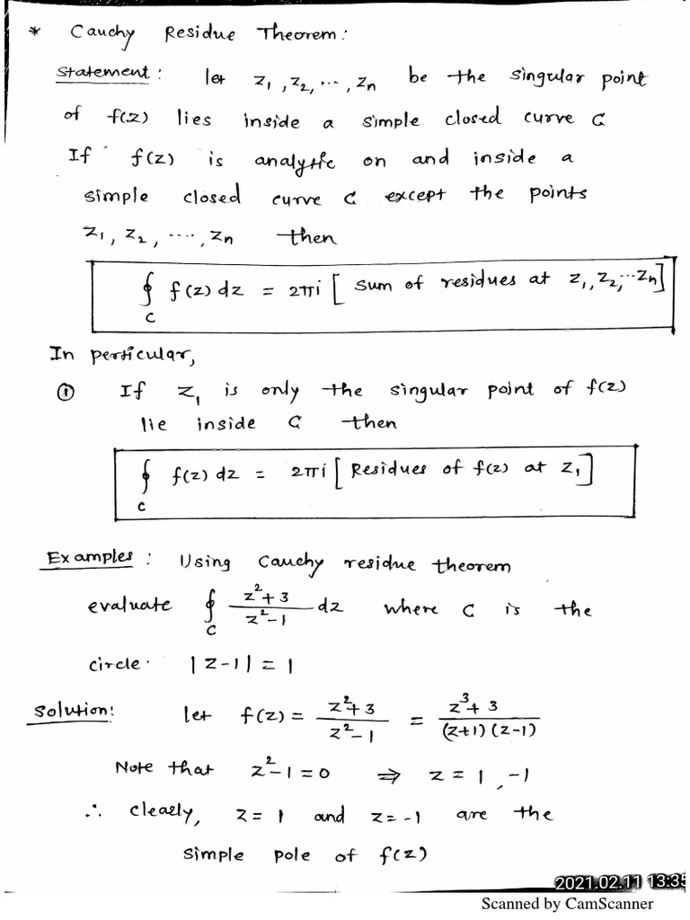 2 Complex Integration -10 | PDF